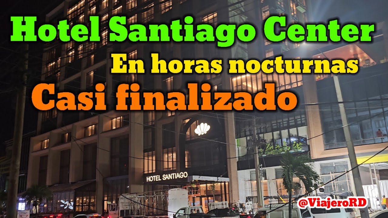 Santiago Center ya tiene casi todo listo, incluyendo todas sus luces ...