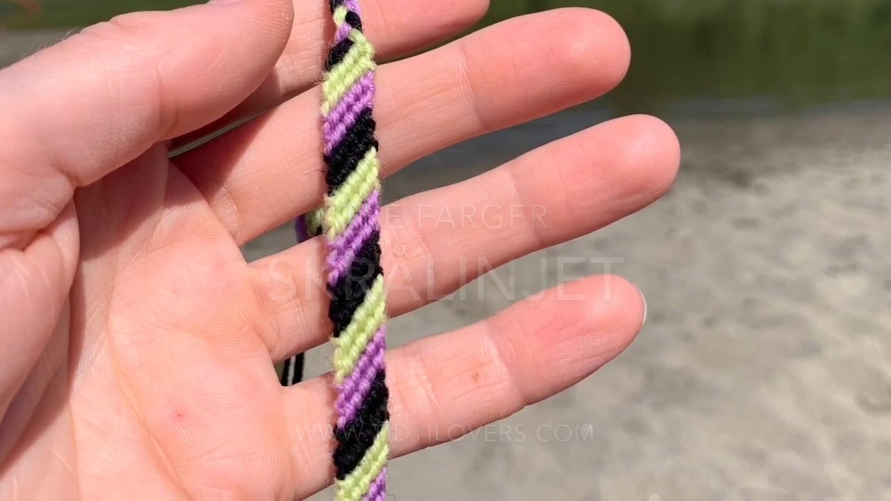 Vennskapsbånd - Tre farger, skrålinjet (Norsk tekst) - YouTube