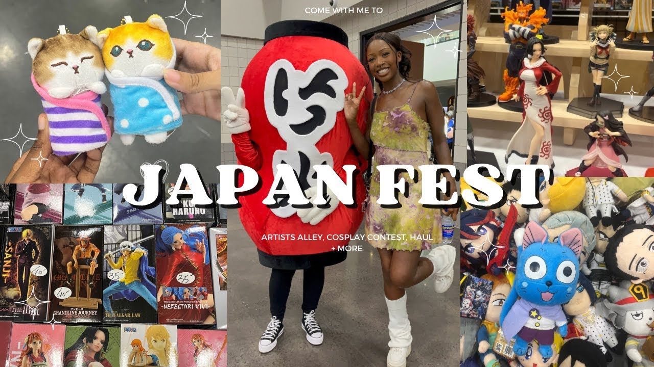 japan fest mini vlog 🍡‧₊˚: | artists alley + cosplay contest - YouTube