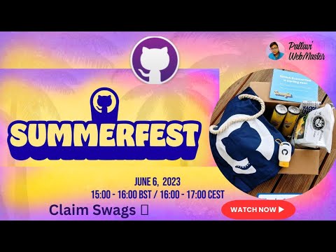 Github Summerfest 2023 | Win Free Swags 💯 #github #freegoodies #summerfest #pallaviwebmaster ...