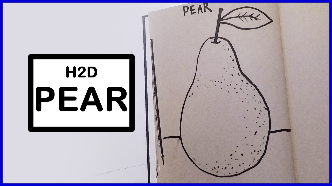 How to Draw a Pear - YouTube
