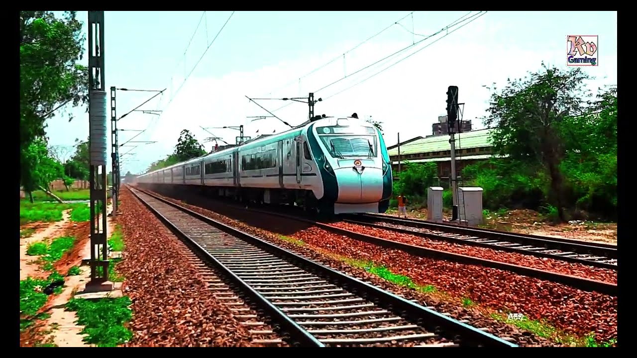 Inaugural Run | 20977 Jaipur - Delhi Cantt #VandeBharat Express | Near ...