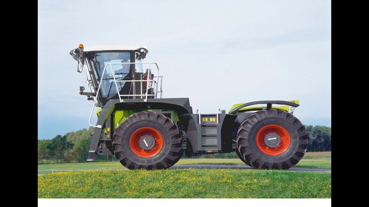 Обзор трактора Claas Xerion Saddle Trac. Overview tractor Claas Xerion ...