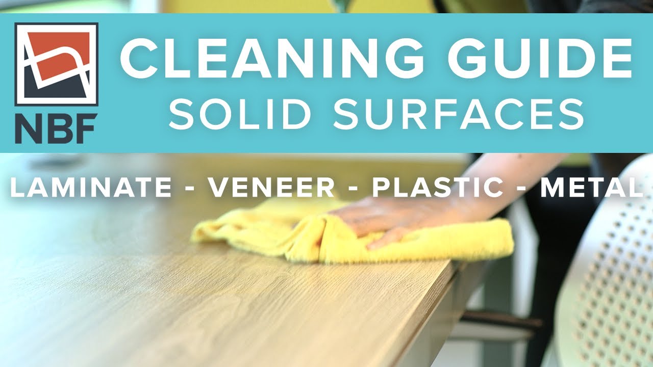 How To Clean Solid Office Surfaces | Cleaning Guide | National Business ...