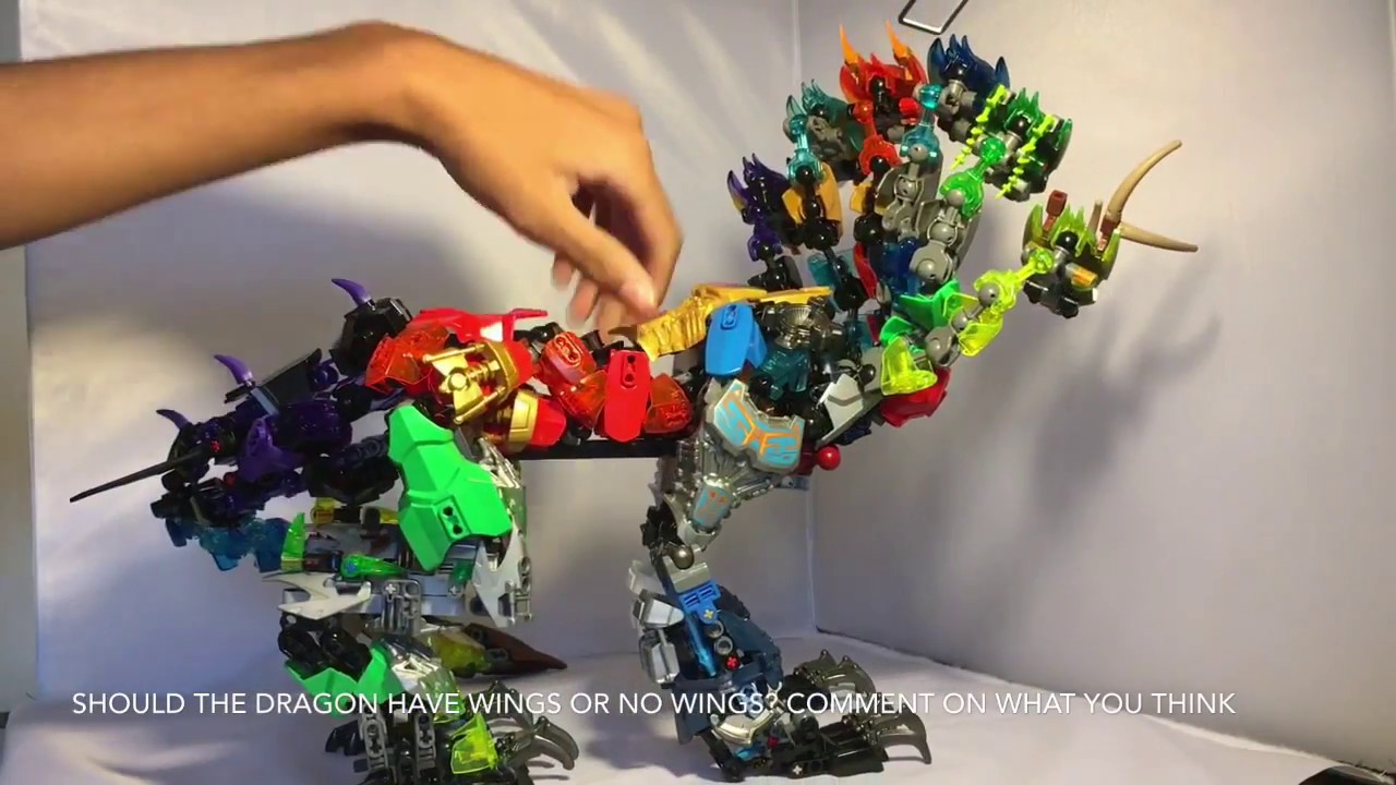 Bionicle Dragon Combiner Moc Part 4 - YouTube
