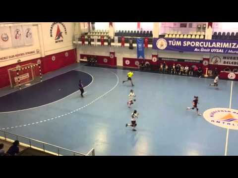 Antalya -Eskişehir Yıldız Kızlar Hentbol Türkiye Şampiyonluk Maçı anlarından