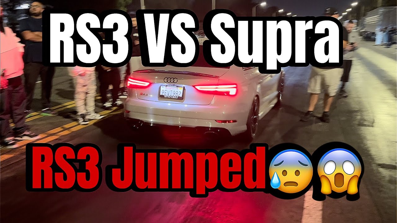 RS3 vs Supra *Filmed in Mexico* #supra #toyota #rs3 #turbo #1320video # ...