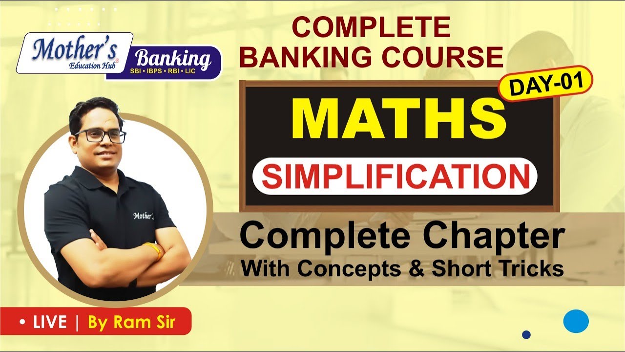 Simplification All Concepts & Tricks | L-1 | Complete Chapter | IBPS RRB SBI | By Ram Sir - YouTube