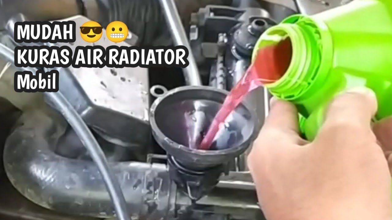 TANPA KE BENGKEL!! Cara Mudah Ganti Air Radiator Mobil Terios, Rush di ...