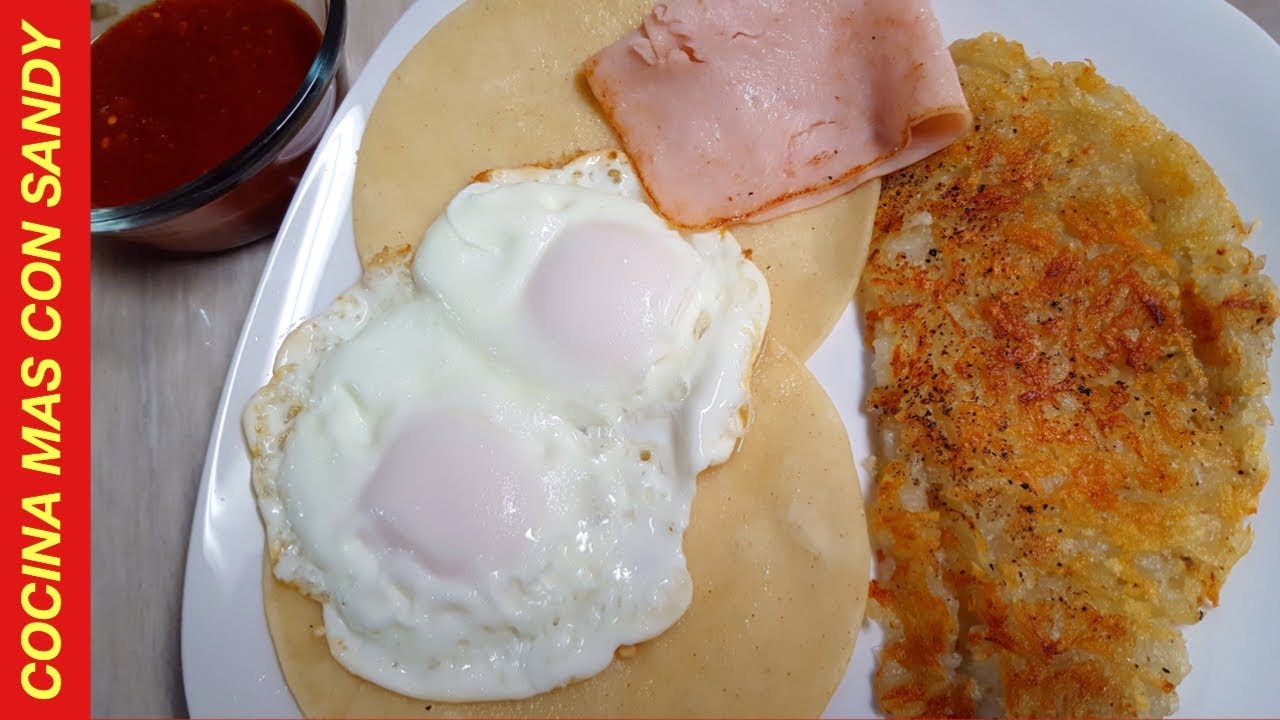 PAPA RALLADA/HASHBROWN/DESAYUNO - YouTube