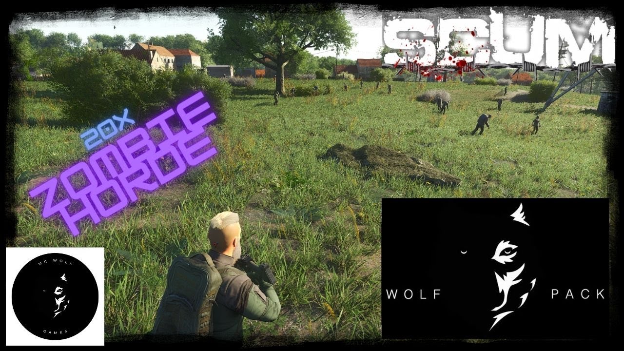 SCUM 0.95v- 50+ Puppet Zombie Horde - YouTube