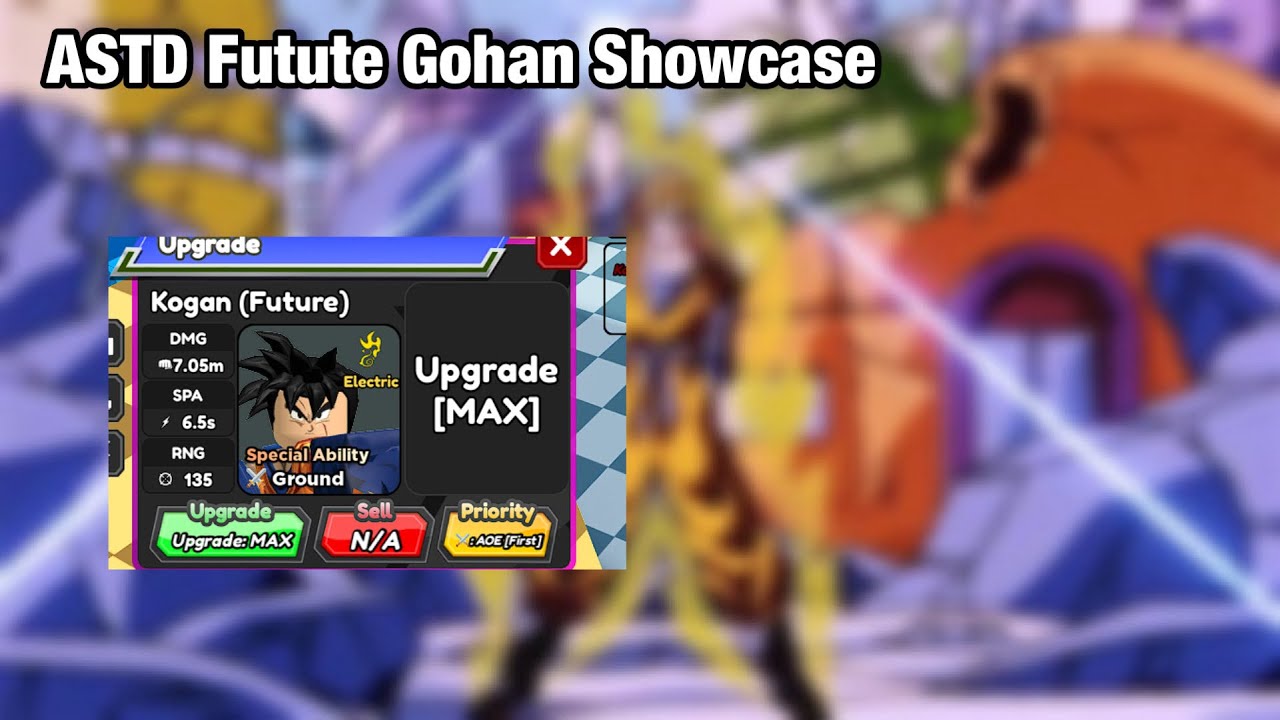 ASTD Future Gohan Showcase (Pumpkin 2) - YouTube