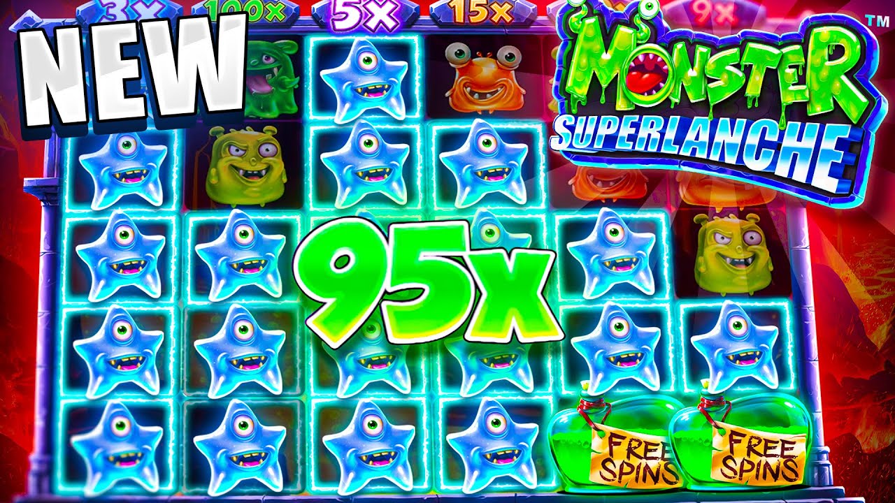 CRAZY WIN ON *NEW* MONSTER SUPERLANCHE SLOT!! (OMG) - YouTube
