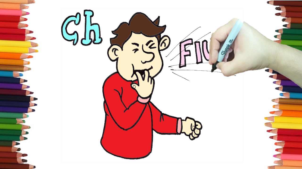 Dibujos de palabras que comienzan con la letra CH - CHIFLAR - Dibubaron ...