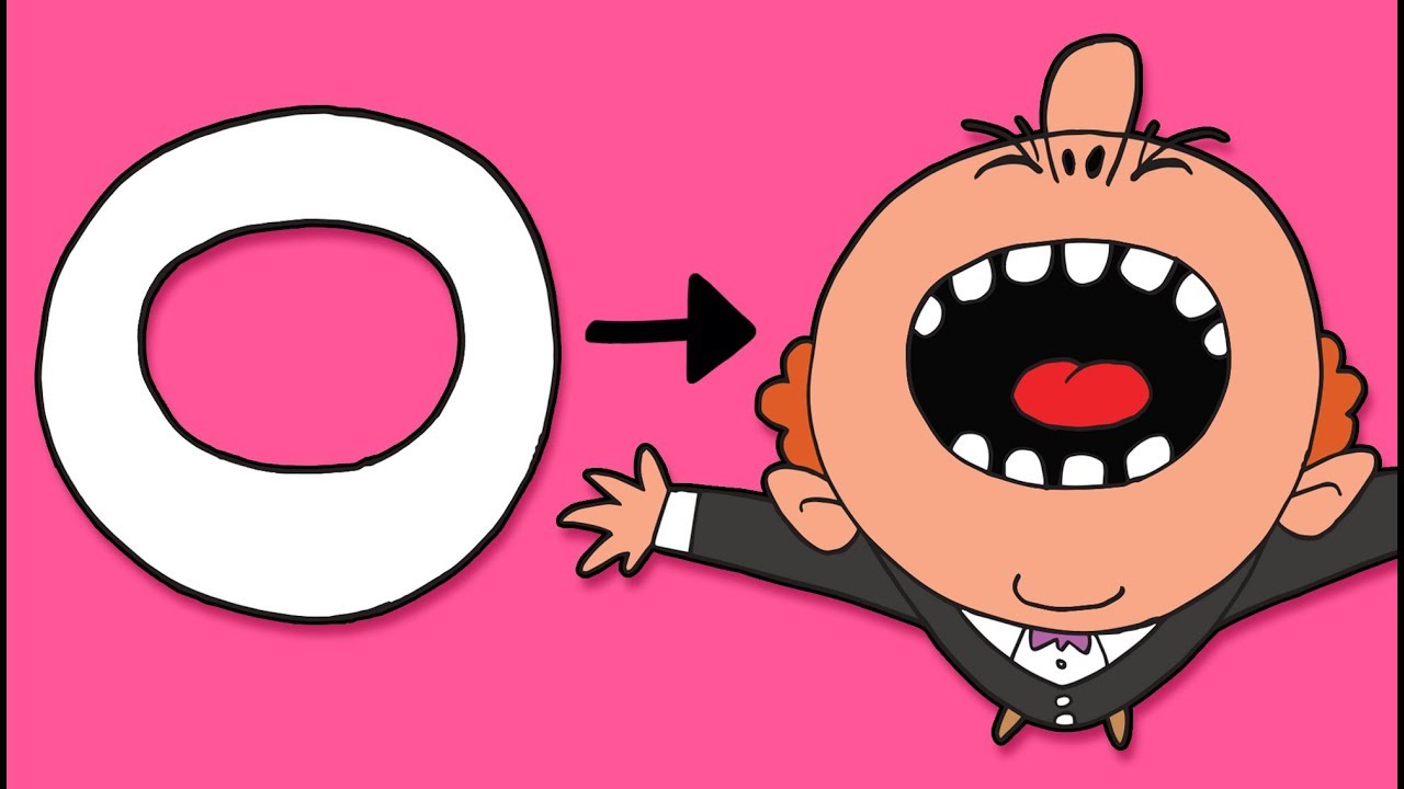 O for Opera - Learn to Draw ABC | Learn the Alphabet for Kids - YouTube