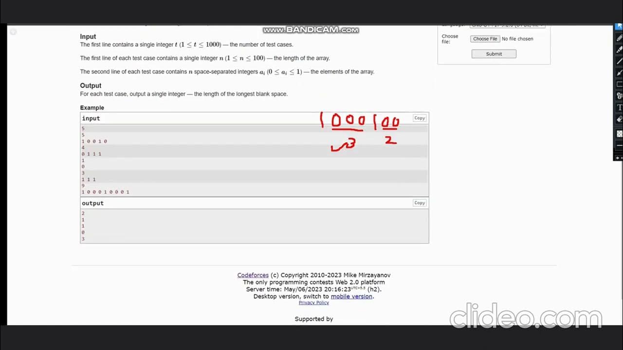 B. Blank Space | Codeforces Round 871 Div-4 | Full solution - YouTube