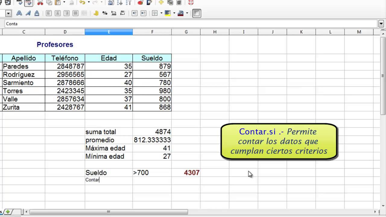 Factura Con Funciones En Libre Office Calc Youtube