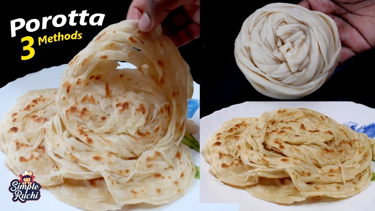 Soft Layered Kerala Porotta | Kerala Porotta Recipe | വീശിയടിക്കാതെ ...