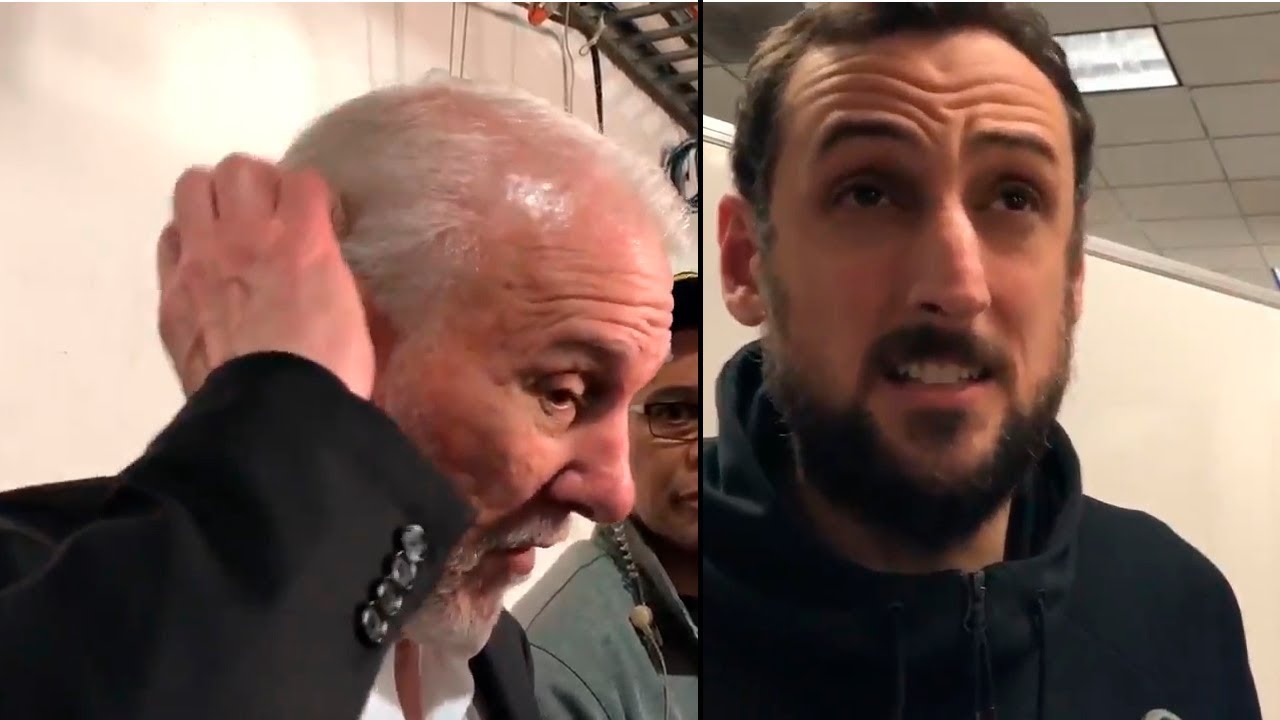 Gregg Popovich & Marco Belinelli postgame reaction | Warriors vs Spurs ...