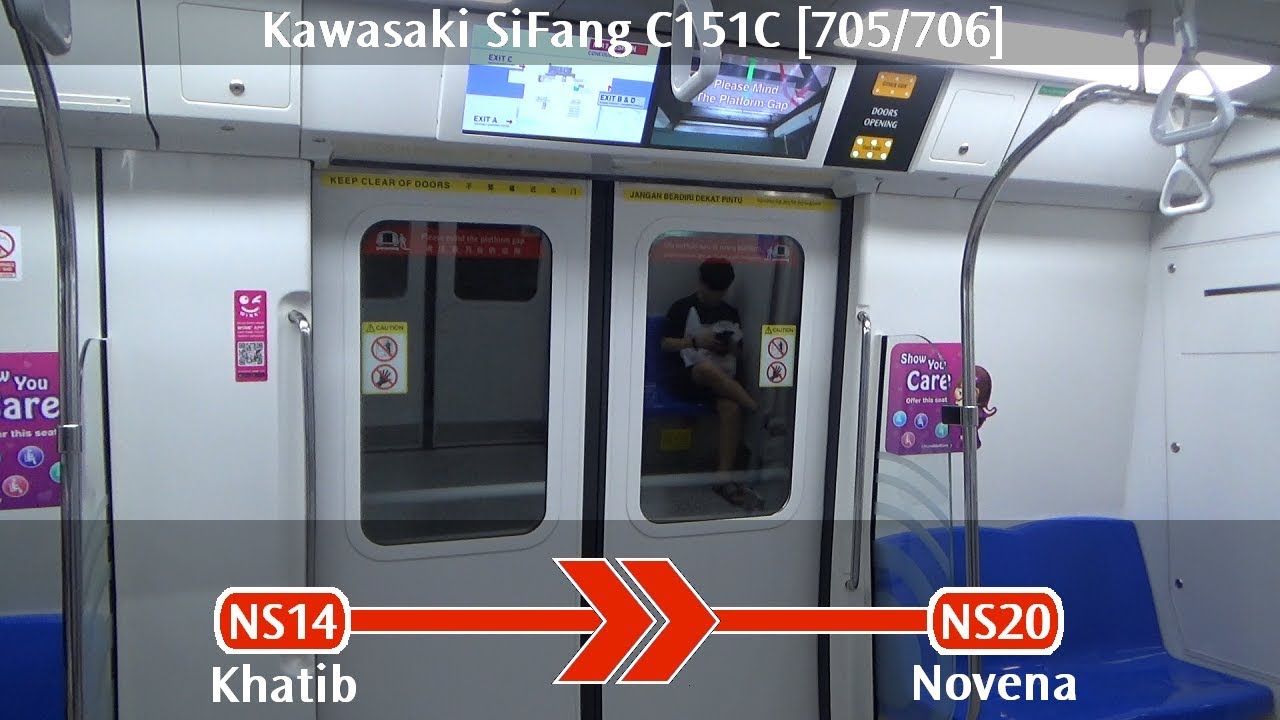 SMRT C151C [705/706]: Khatib → Novena - YouTube