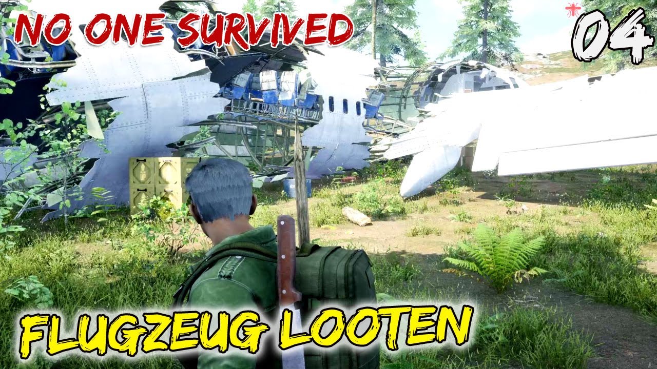 No One Survived #04 Vom Flugzeug zum Base Bauplatz - Zombie Survival ...