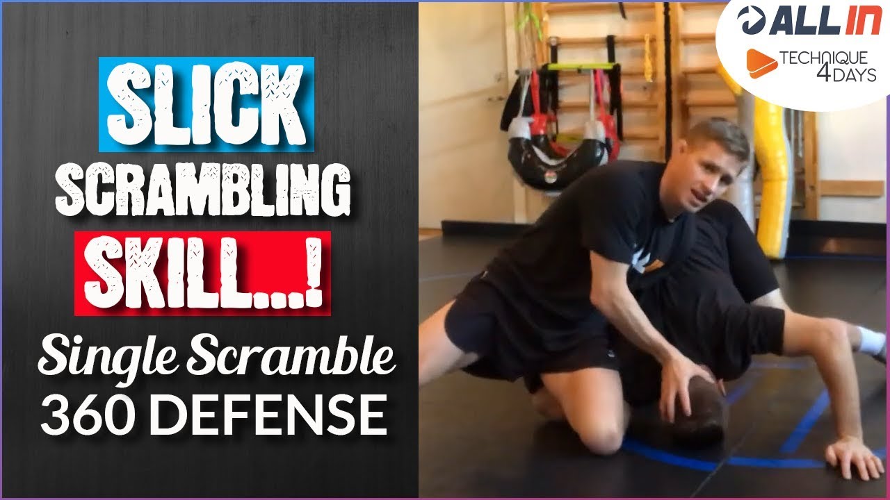 Slick Scrambling Skill...! Single Scramble 360 defense - YouTube