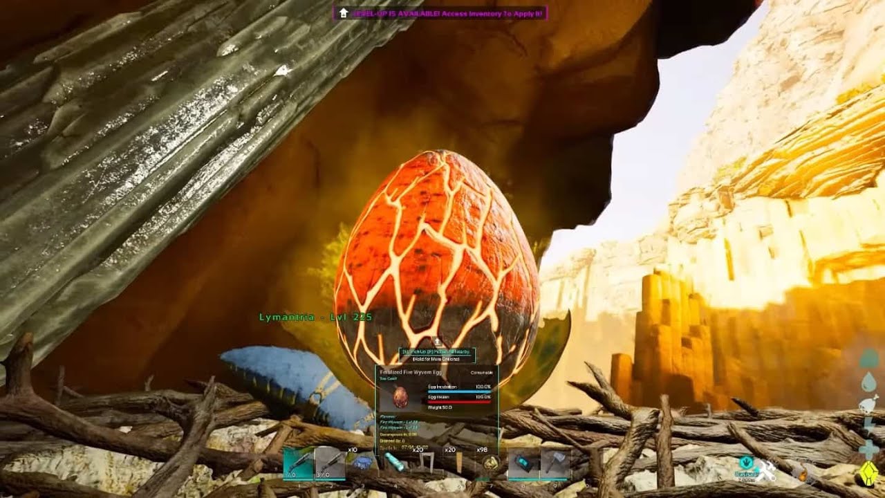 ទីតាំងពងនាគ !!នៅMapដីខ្សាច់ Wyvern Egg Location Ark Ultimate Mobile ...