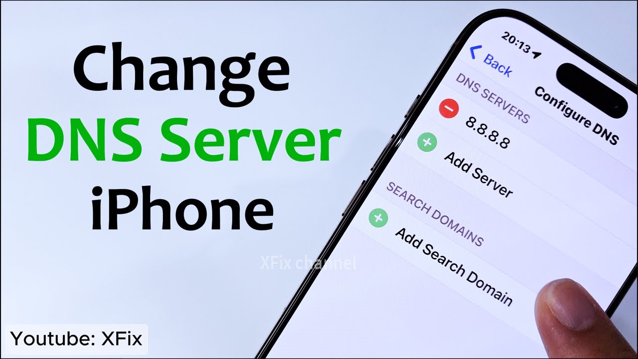 How to Change DNS Server on iPhone - YouTube