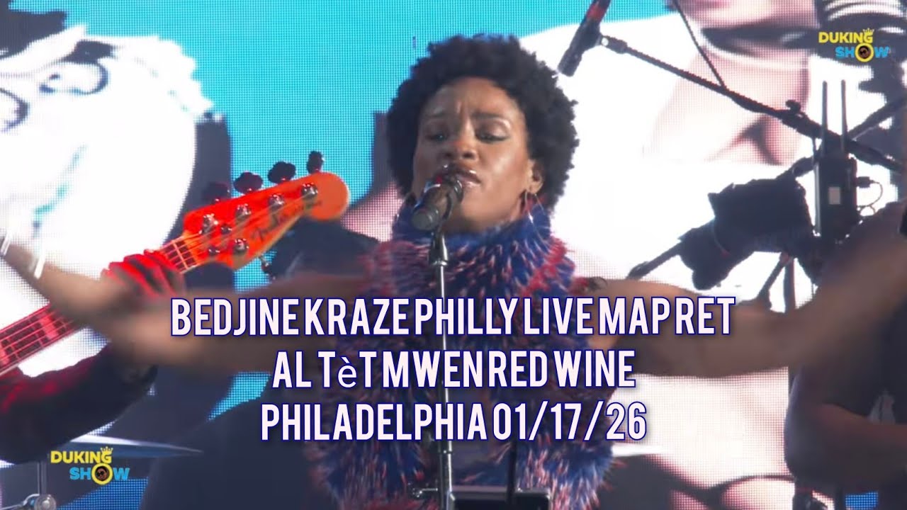 BEDJINE KRAZE PHILLY GADE KOZE LIVE MAP RET AK TET MWEN RED WINE ...