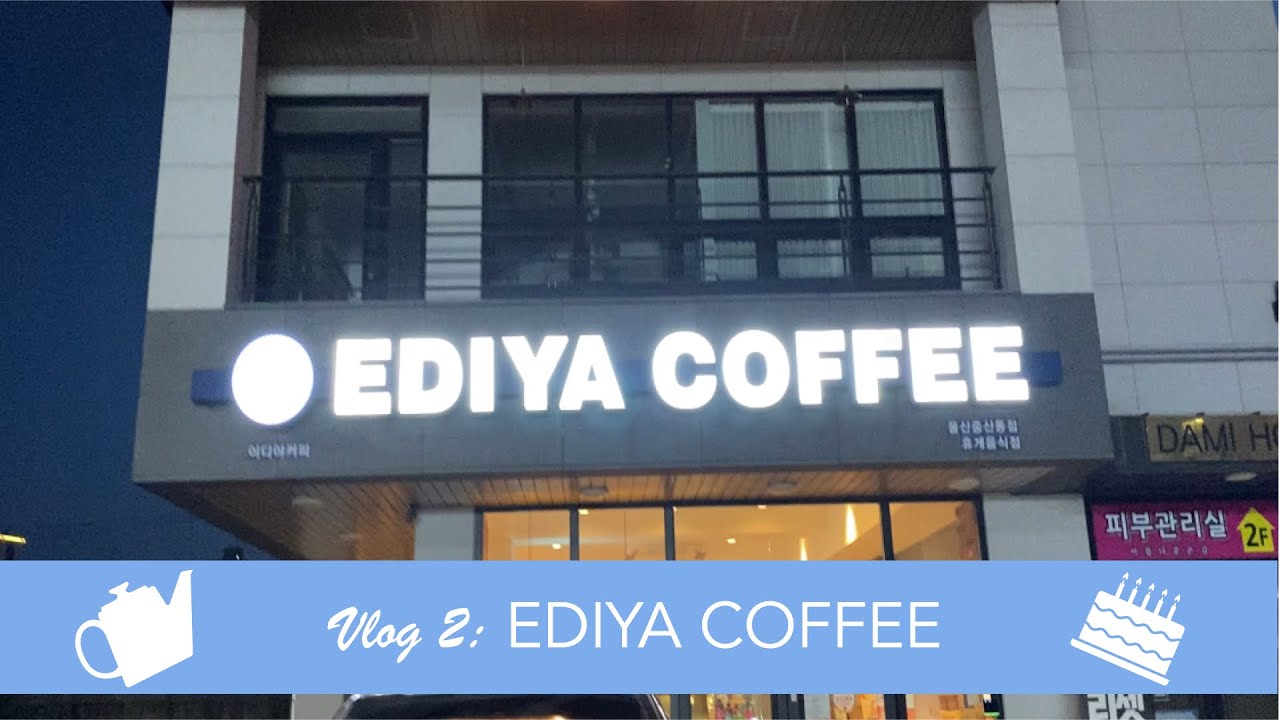 Cafe Vlog 2: EDIYA COFFEE (South Korea) - YouTube