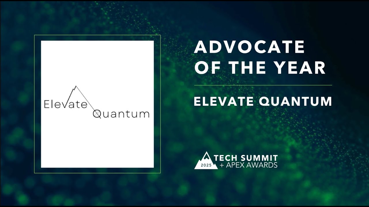 Advocate of the Year Winner, Elevate Quantum - YouTube