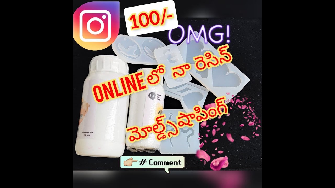 Resin moulds || DIY Resin material shopping // Resin in Telugu ||AK ...