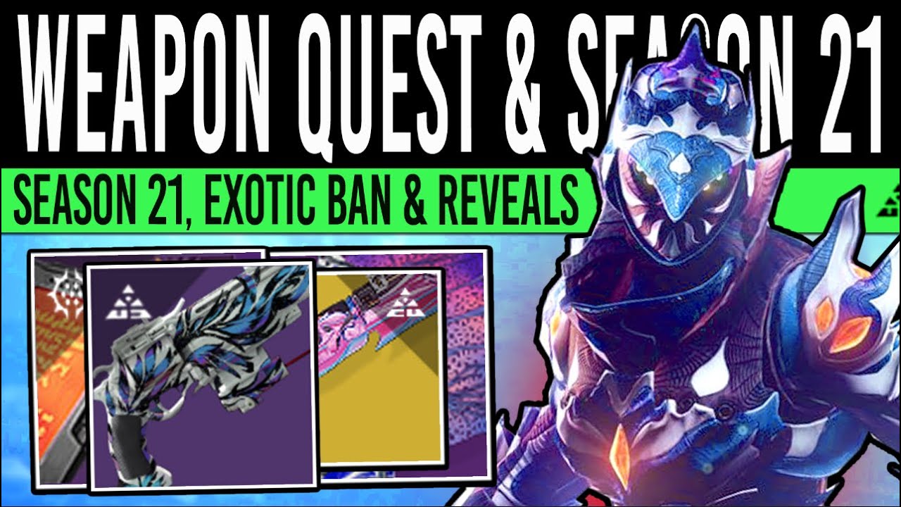 Destiny 2: NEW WEAPON QUEST & ROADMAP UPDATE! Season 21, New Loot, RoN ...