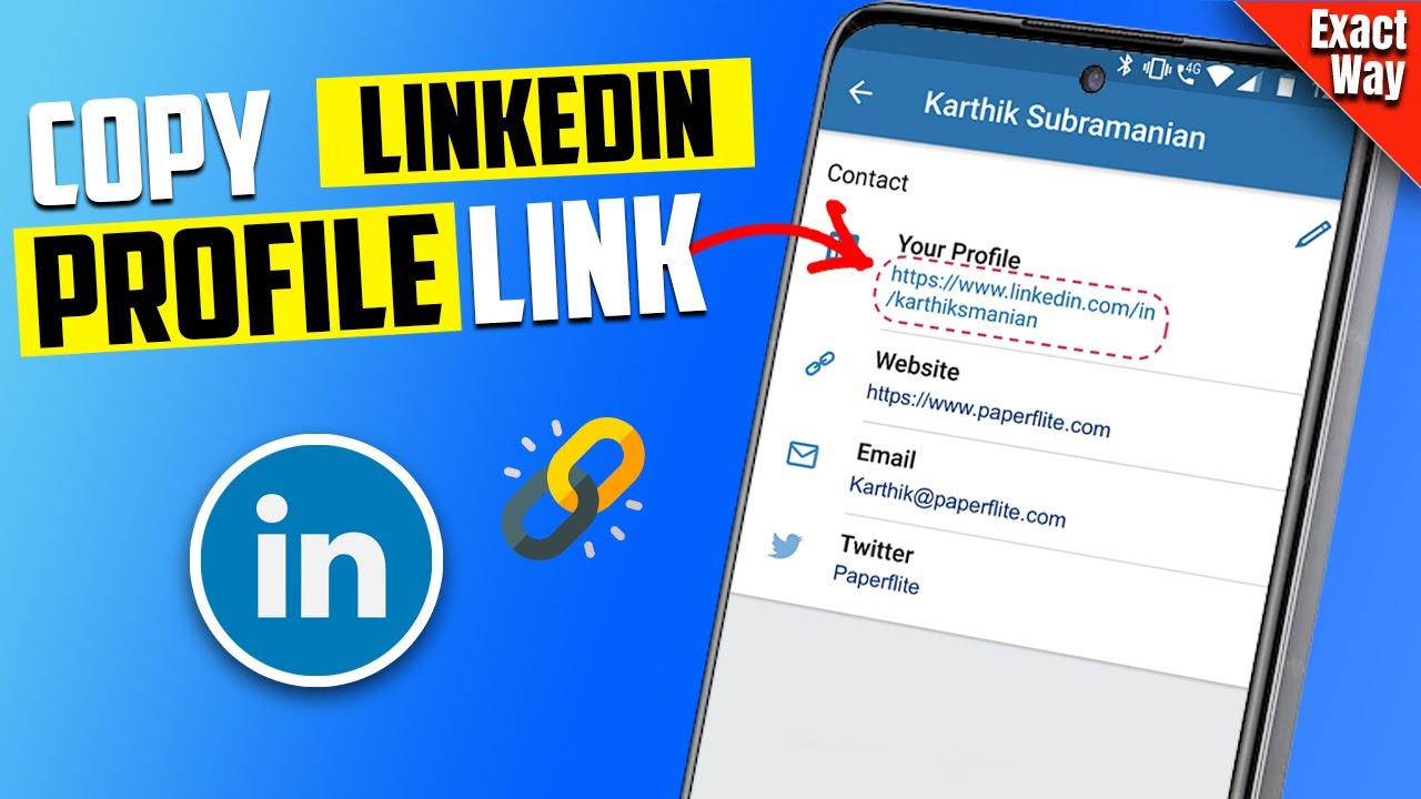 How to Copy linkedin Profile Link | Find LinkedIn Profile URL - Full ...