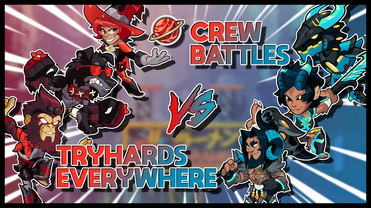 *SWEATY TOXIC* 3v3 Brawlhalla Crew Battle - YouTube