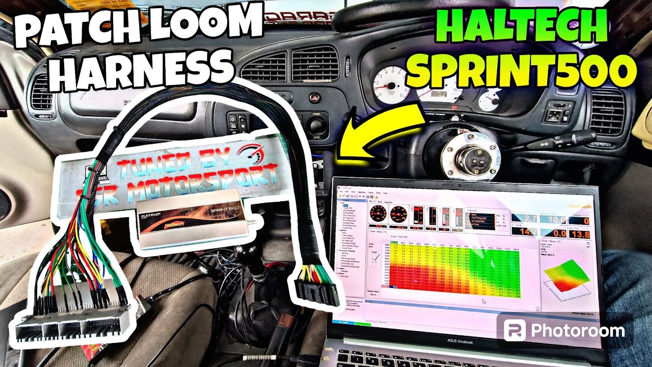 ⛓️ Patch Loom Harness Haltech Sprint500 ️ 💯 PNP with easy installation ...