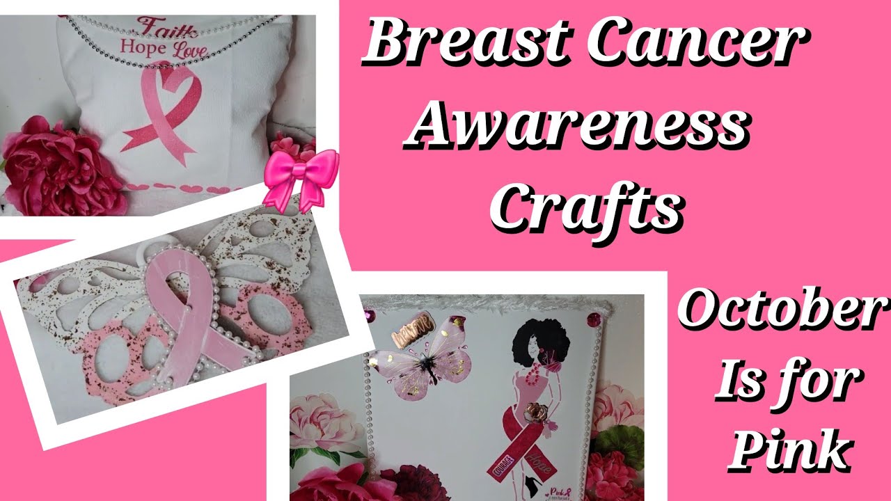 **5** Breast Cancer awareness crafts for gifting ideas - YouTube