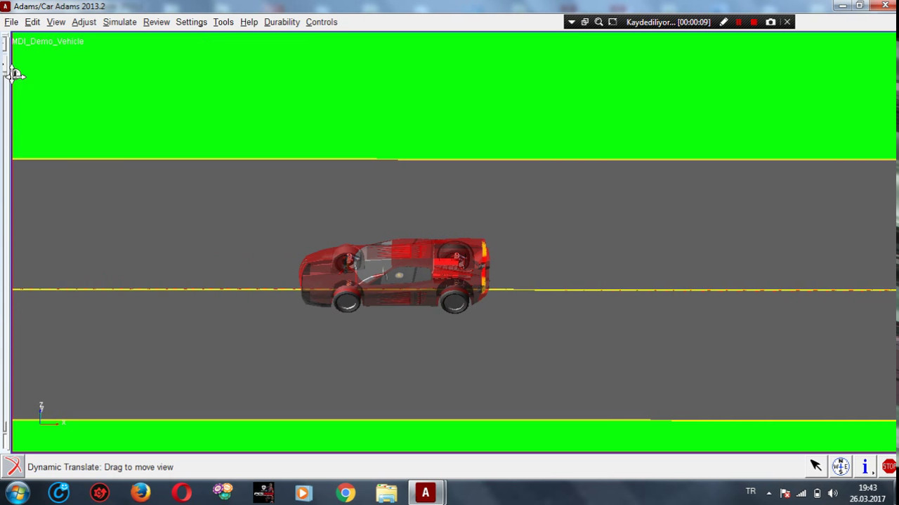 Adams/Car Full Vehicle Analysis-Road Builder - YouTube