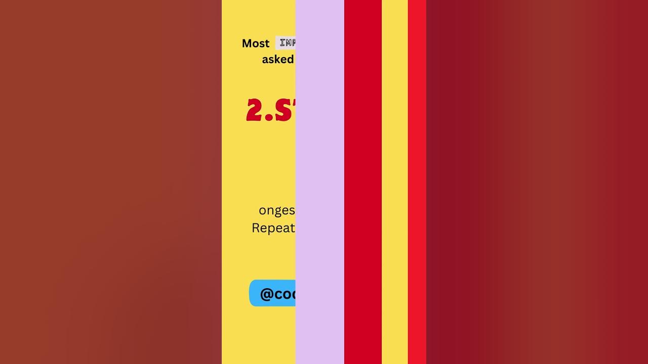 "Top Questions to Nail Your Next Job Interview! 🚀 #programming #coding ...
