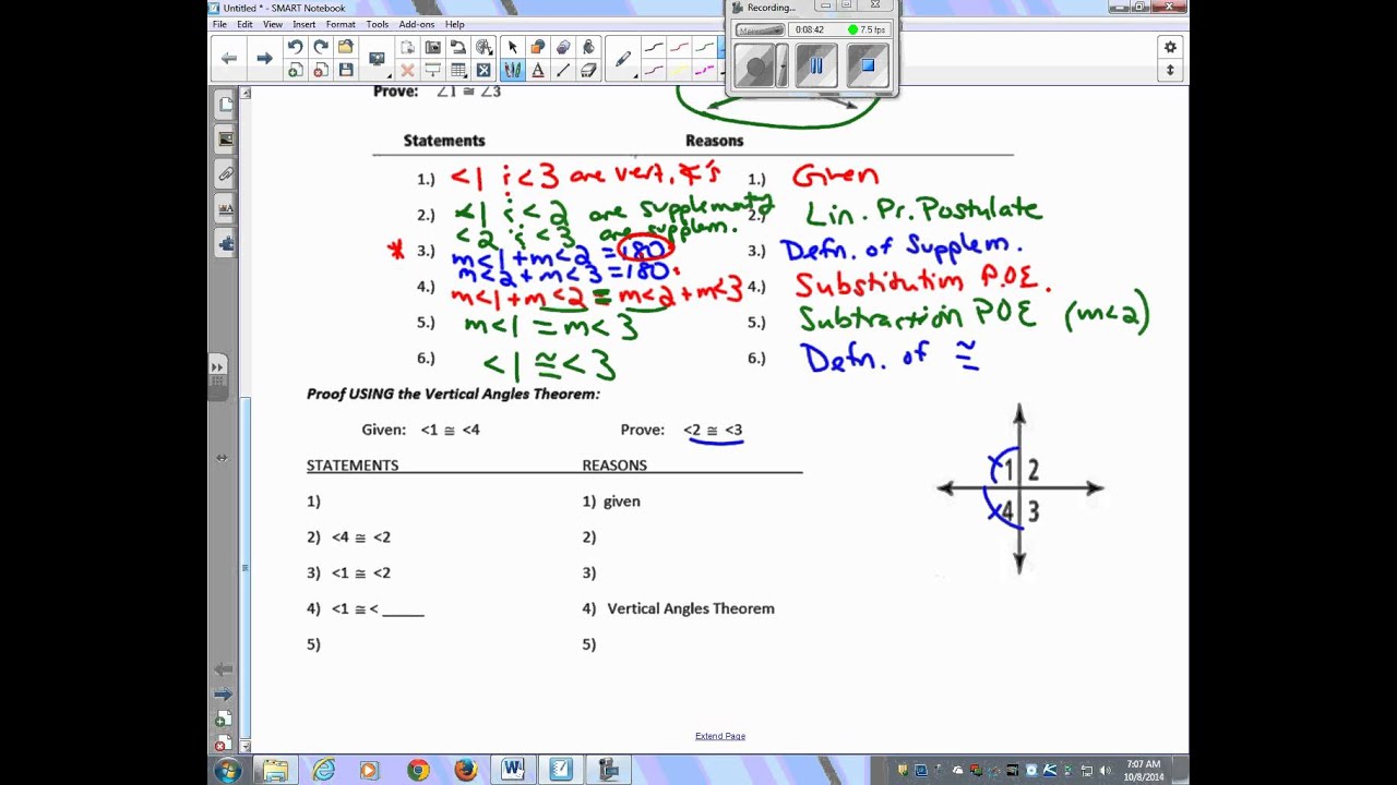 2 6 video lesson Proving angles congruent - YouTube