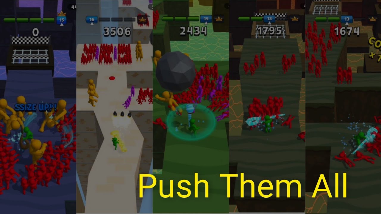Push them all | Push them all All Weapons | Push them all tips and ...