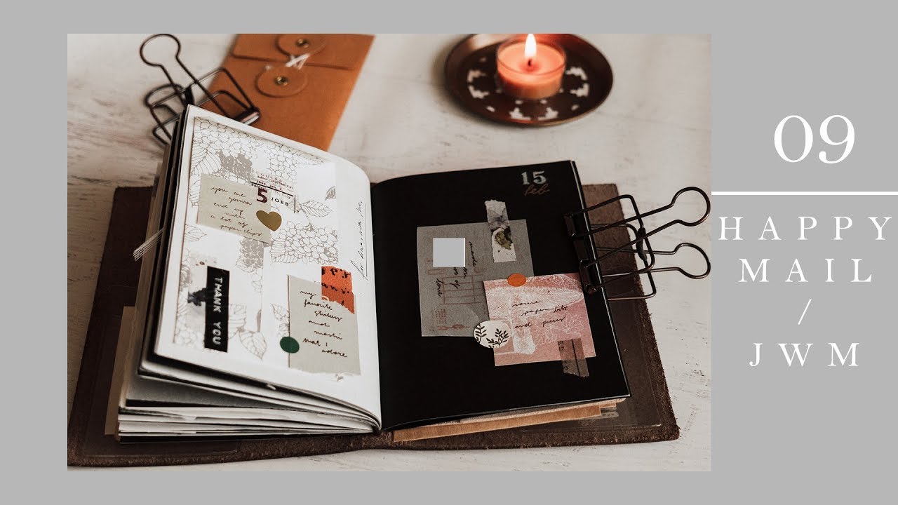 The Sweetest Happy Mail and Journal With Me 09 | Traveler's Notebook A6 ...