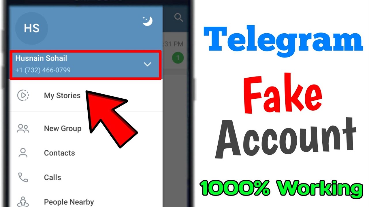 Telegram ka fake account kaise banaye || how to create fake telegram ...