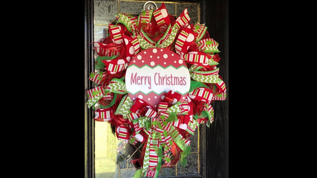 How to make a Christmas Ornament Wreath with Wreath Decor by Dawn - YouTube