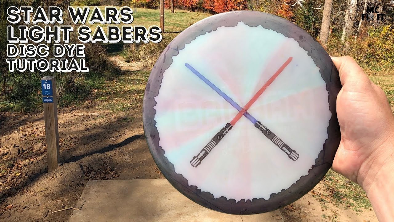 Lightsaber Star Wars Disc Dye | Buzzz SS | Hot Bed Disc Dyeing w ...