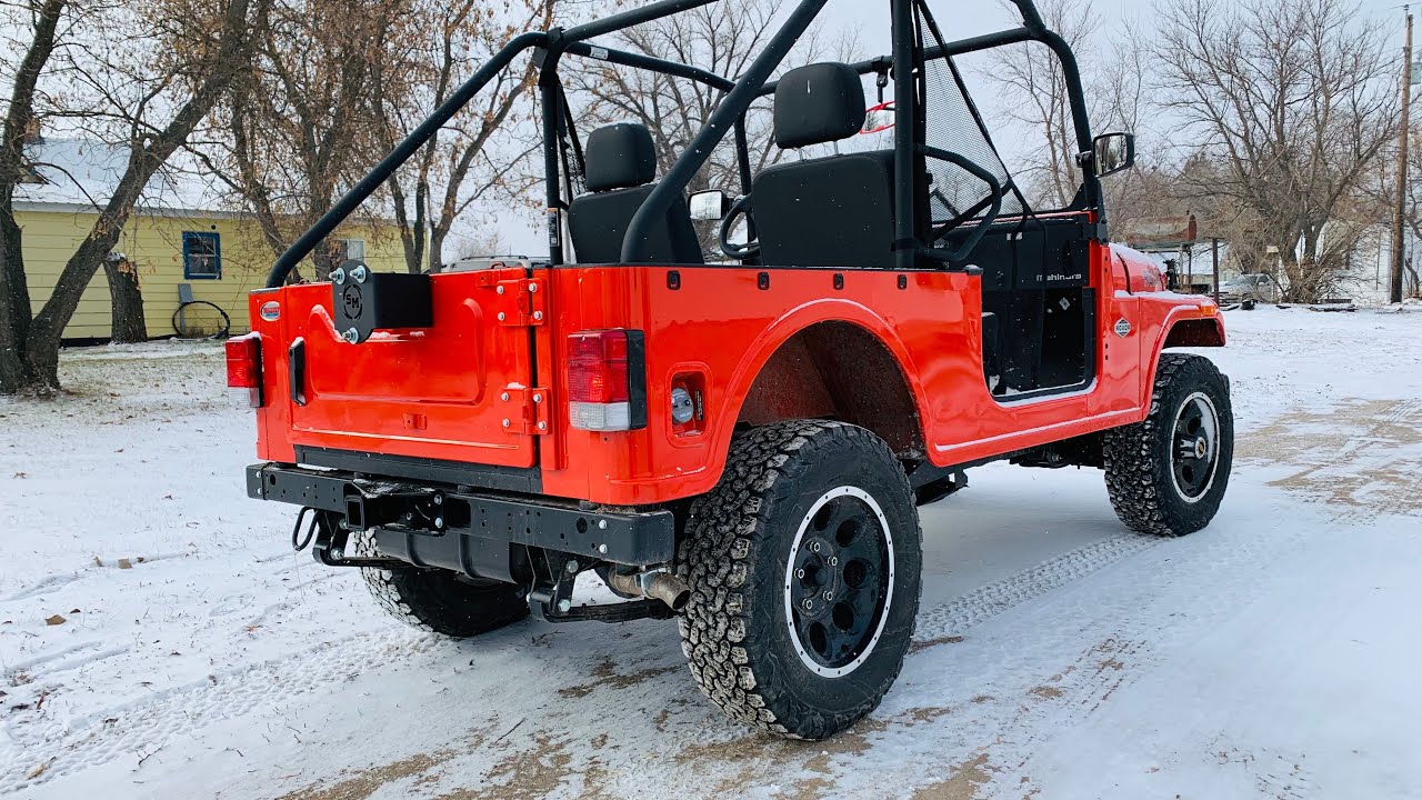 Mahindra ROXOR Strong Made Hitch Receiver and Spare Tire Carrier ...