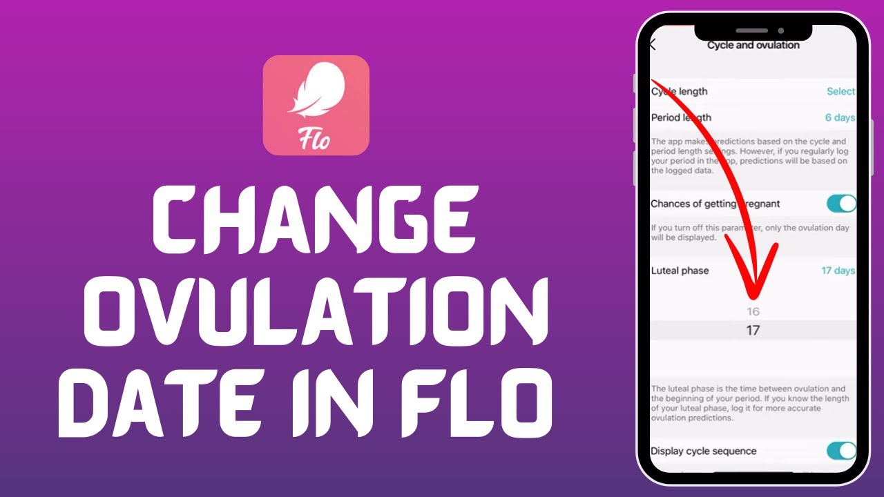 How to Change Ovulation Date on Flo (2024) - YouTube