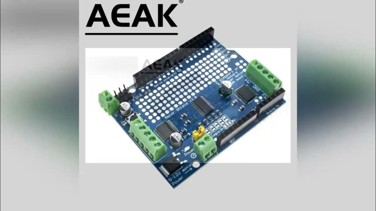 Mosfet Stepper Motor para Robô Arduino Servo Driver Shield V2 L293D IIC ...
