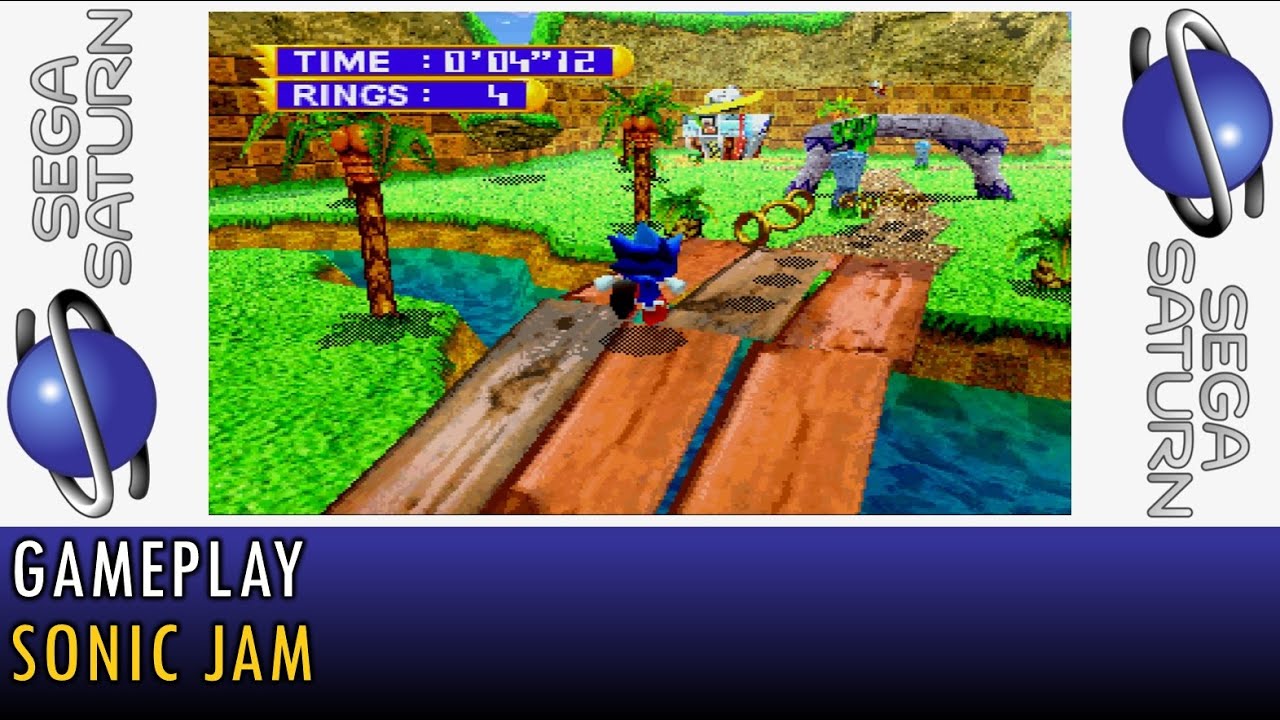 [Sega Saturn] Sonic Jam [4K, PAL, OSSC 4X] - YouTube