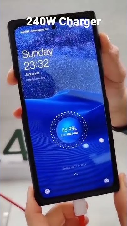 Oppo 240W SuperVooc Charging Demo #shorts - YouTube